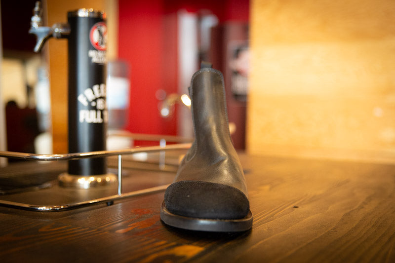 Chelsea Boot 9 EE Black Veg Tan